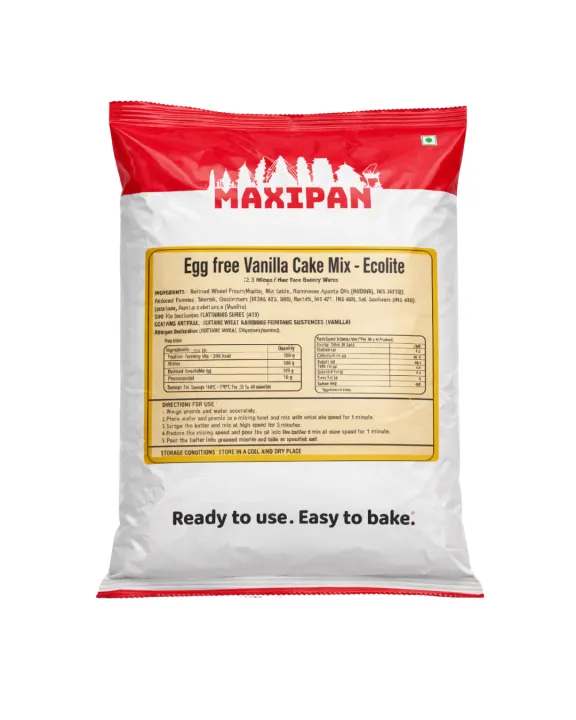 Baker's Creation Maxipan Eggless Vanilla Cake Mix -Ecolite (Egg-free ...