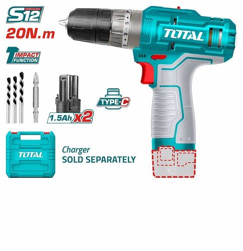 12V Impact Dril Machine Total Brand | Daraz.com.np