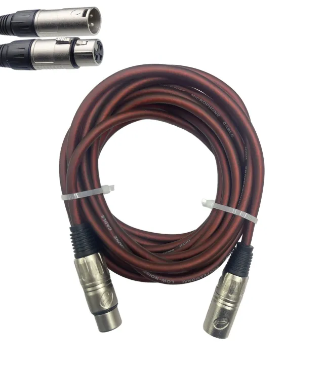 XLR Male To Female 5 Meter Microphone Cable For Studio Recording & Live ...