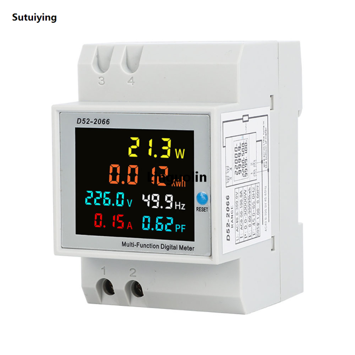 Linguolin Sutuiying 6IN1 Din Rail AC Monitor 110V 220V 380V 100A ...
