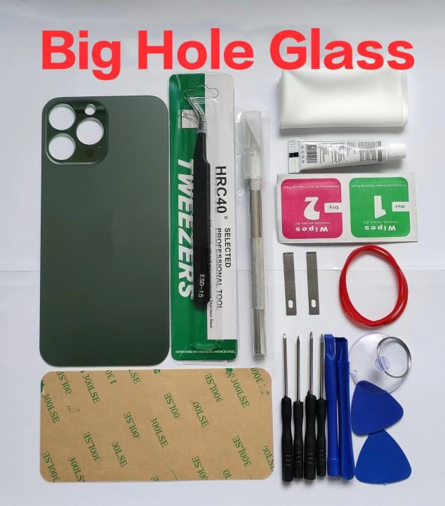 For iPhone 11 12 13 14 Pro Max Mini Back Glass Cover Panel Battery ...