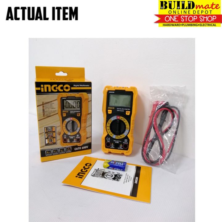Ingco Ac/Dc Resistance Digital Multimeter Tester Dm200 | Daraz.com.np