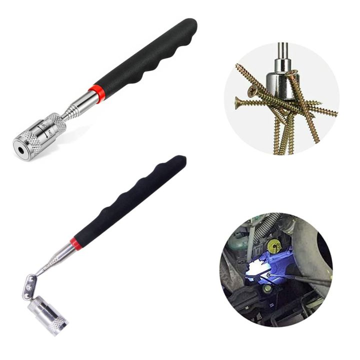 High Quality Telescopic Long Pen Telescopic Magnet Stick with LED Light ...