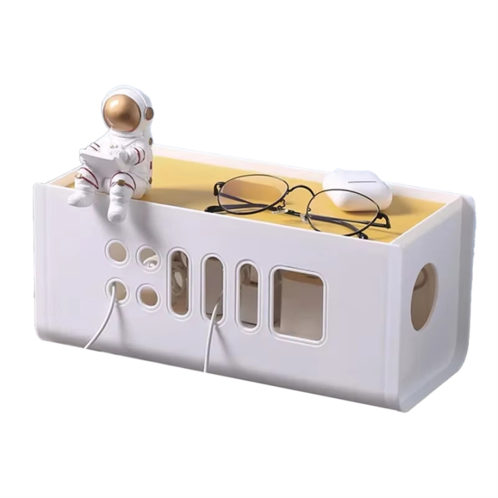 Cable Organizer Box for Desk - Electric Socket Storage, Power Cord ...