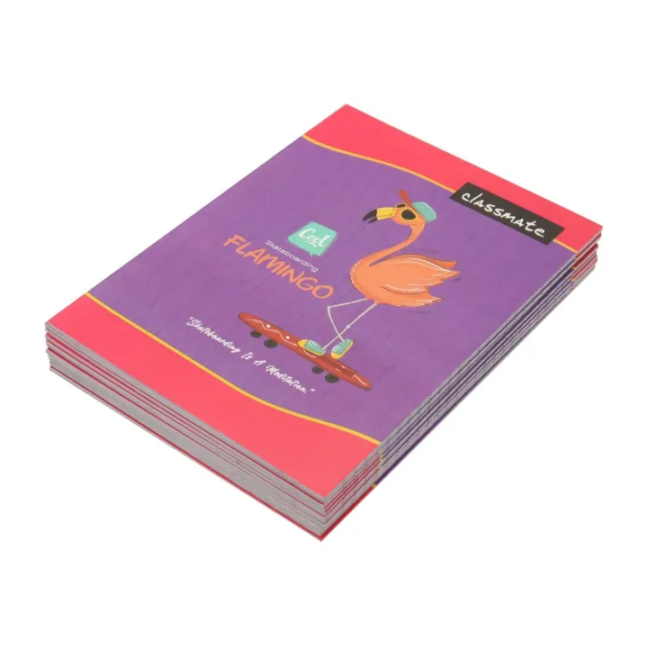 Classmate Cool Flamingo Nepali Notebook Copy, Set Of 12 | Daraz.com.np