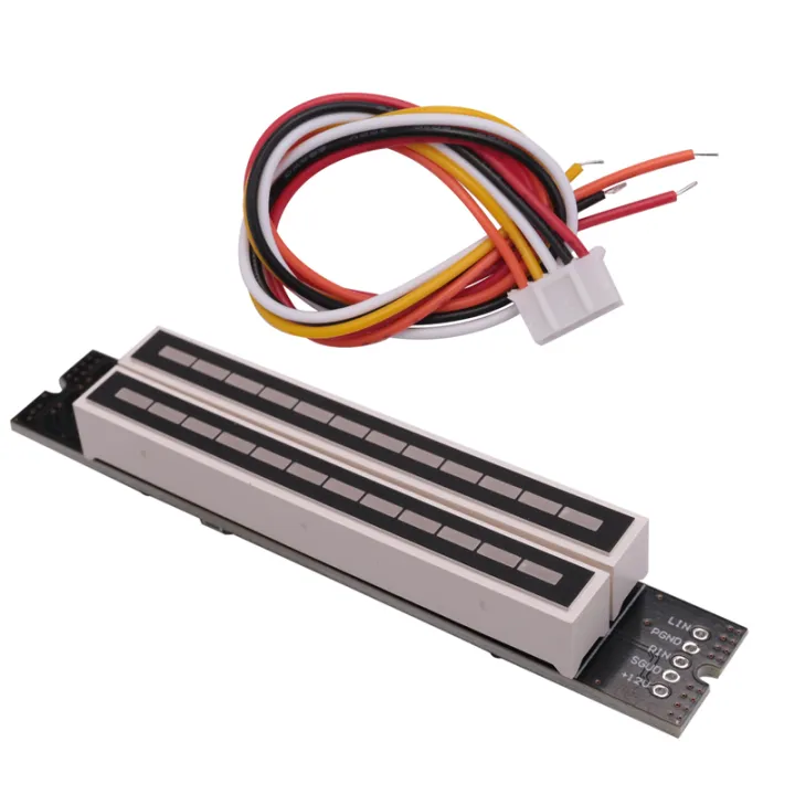 FORIDE Mini Dual 12 Level Indicator VU Meter Stereo Amplifier Board ...