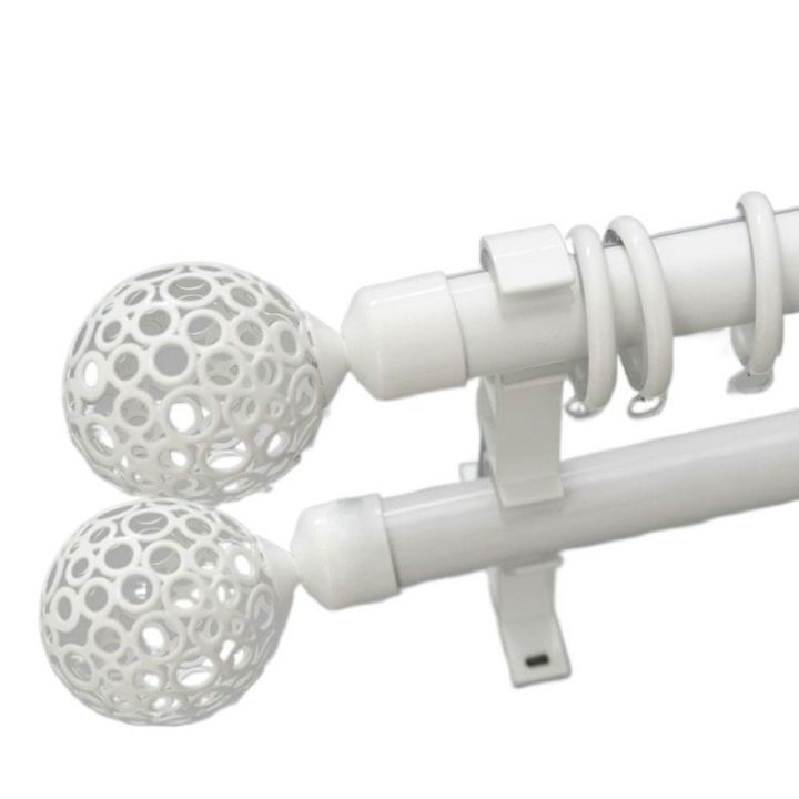 Decorative 22/28mm Round Hollow Out Roman Rod Head Curtain Rods Head ...