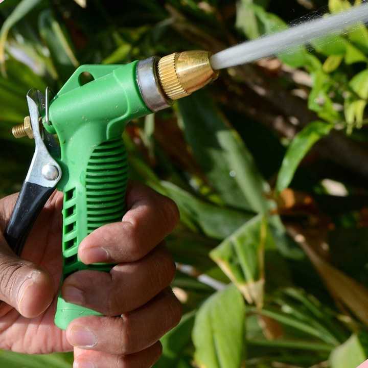 Plastic Trigger And Brass Nozzle High Pressure Water Spray Gun | Daraz ...