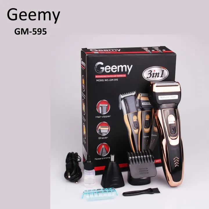 Geemy GM-595 3-in-1 Trimmer | Daraz.com.np