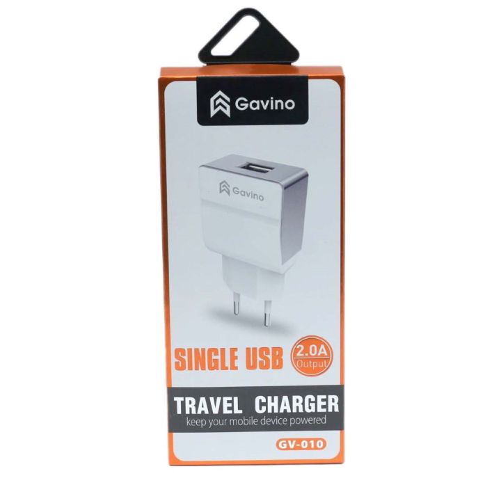 Original Gavino Fast Travel Charger 2A GV-010 Micro Type-B Data cable ...