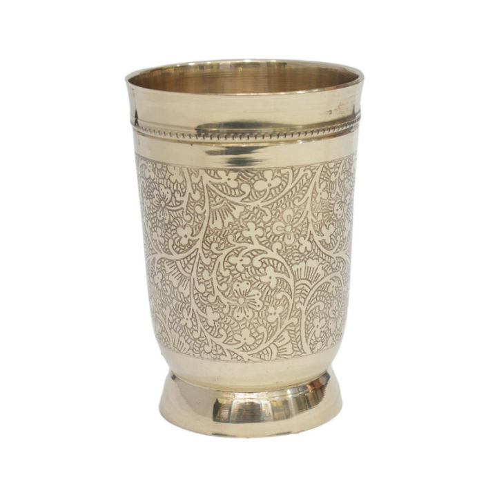 Carved Bronze Water Glass 4.5 Inch | Daraz.com.np