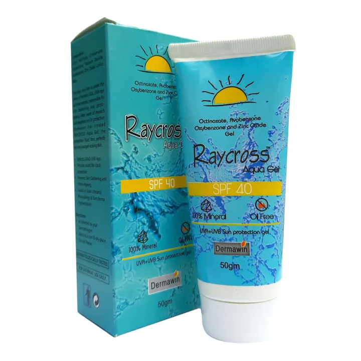 Raycross SPF 40+ Sunscreen Aqua Gel 50gm | Daraz.com.np