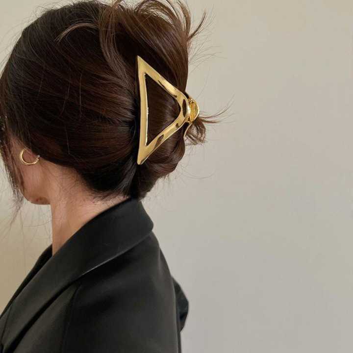Enacolor Vintage Triangle Hair Clip Claw Accessories for Girl Hair ...