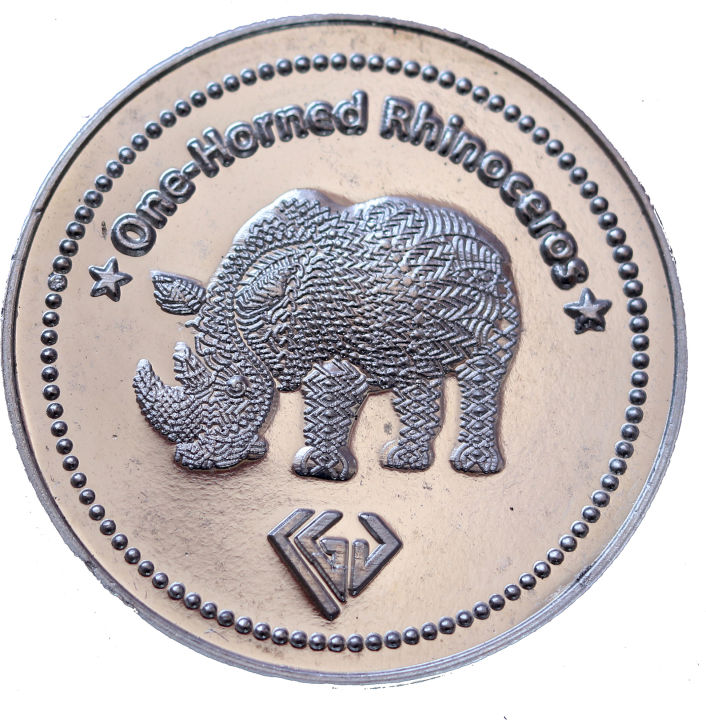 KGD Pure Silver 999 Rhinoceros 50g Silver Coin | Daraz.com.np