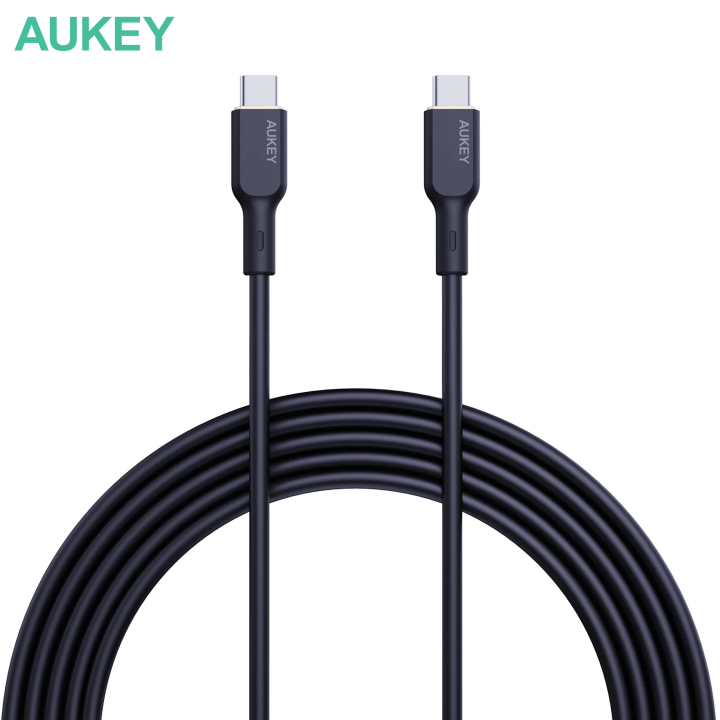 Aukey USB C to C Cable with Kevlar Core | 100W | Black | Daraz.com.np