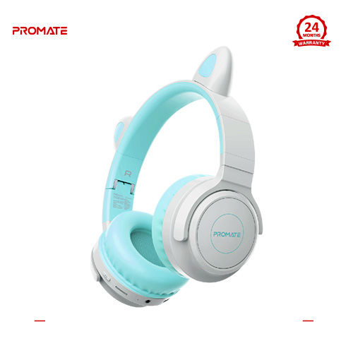 Promate PANDA, Kids Wireless Headset, On-Ear Bluetooth Foldable ...