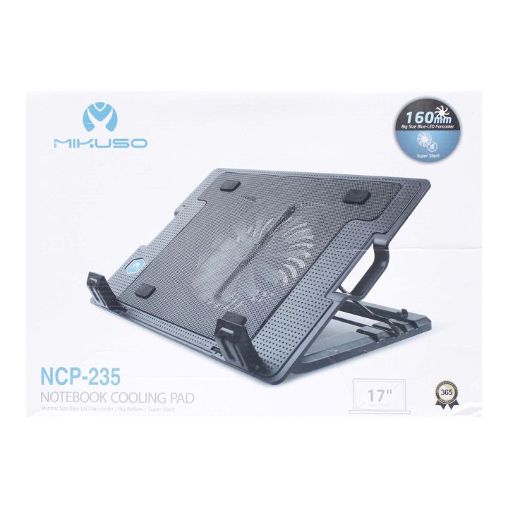160mm Big Size Blue Led Fan Cooler , Notebook Cooling Pad / Big Air ...