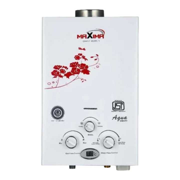 Maxima Gas Geyser 6 Ltrs Zero Pressure Led Display | Daraz.com.np