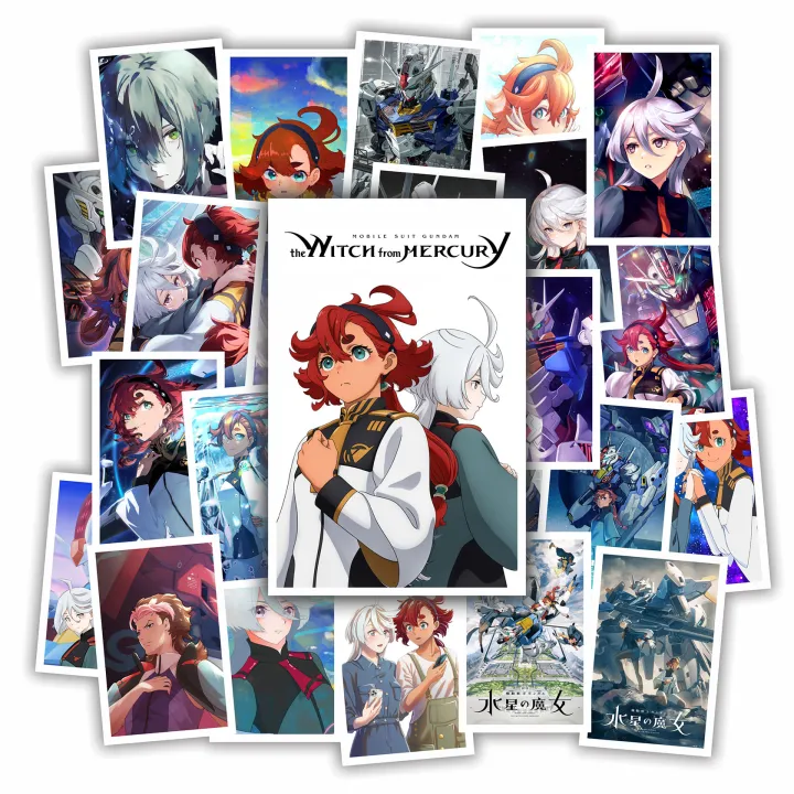 KYVOR Gundam The Witch From Mercury Anime Collectible Lomocard Pack of ...