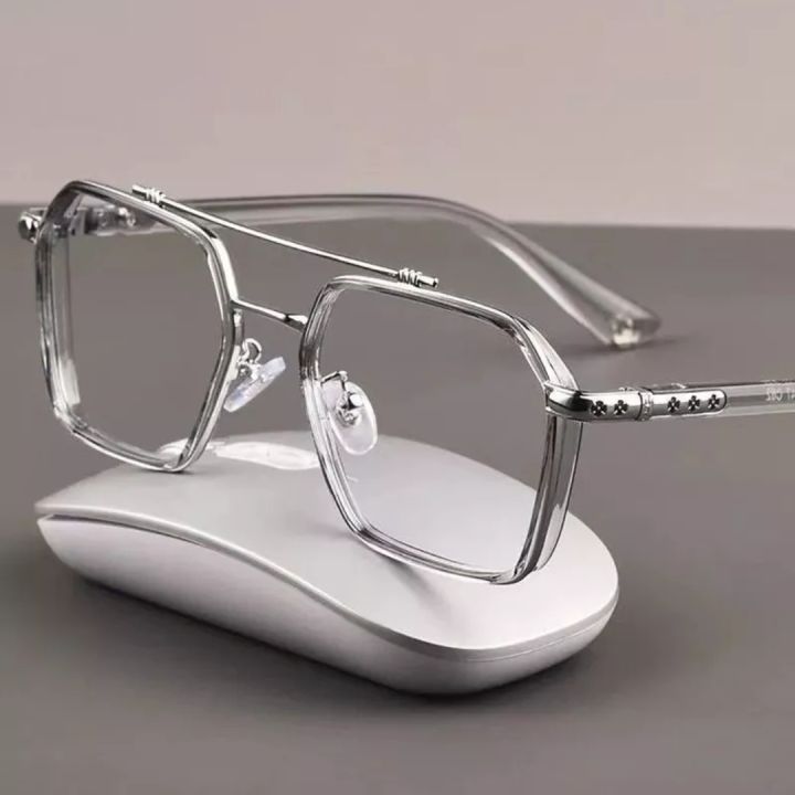 Transparent And Sliver Frame Best Selling Glass For Men | Daraz.com.np