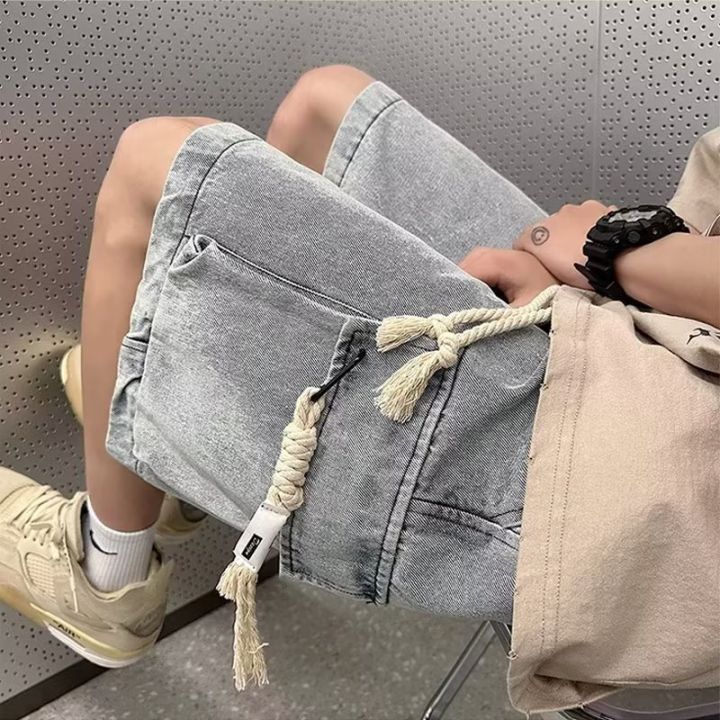 Summer Thin Trendy Brand Casual Mid-length Pants for Boys Loose Large ...