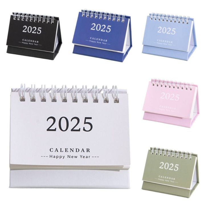 Table Planner Creative 2024-2025 Calendar 18-Month 2025 Standing Flip ...