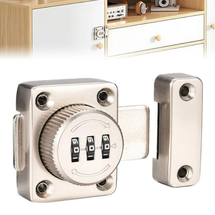 Sliding Bolt Lock Protection Combination Password Door Lock Anti-Theft ...