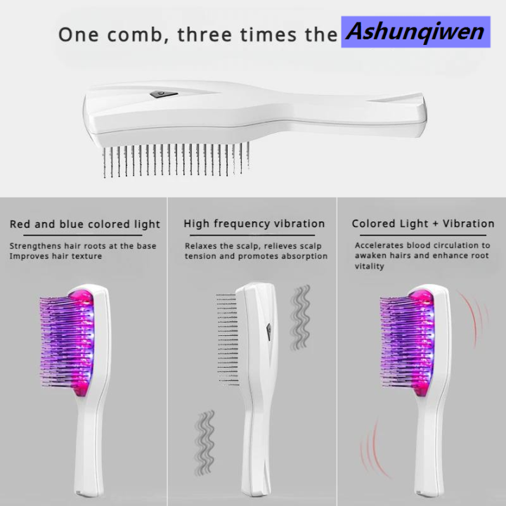 Ashunqiwen 【2025 Version】 Led Mask Red and Blue Light Massage Therapy ...