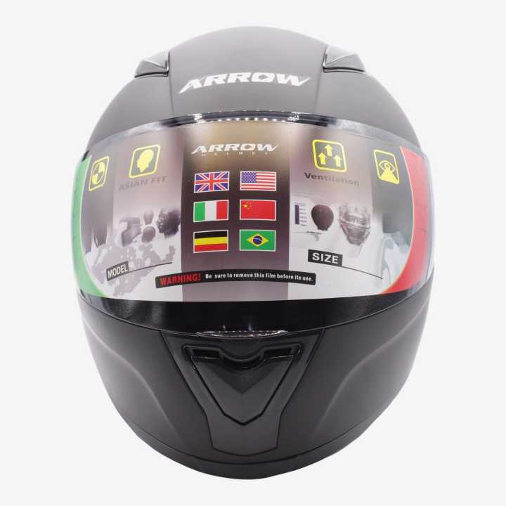 Black Color Arrow Full Helmet | Daraz.com.np