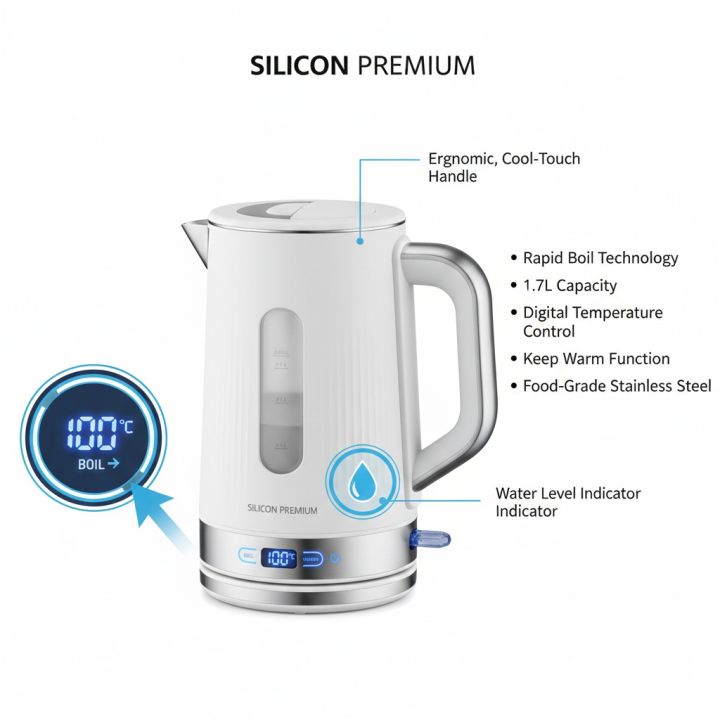 Silicon Premium Electric Kettle | Electric Kettle | Electric jug ...