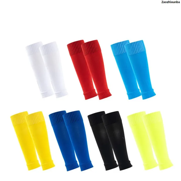 ZaozhixunbaSoccer Sports Socks Cover Compression Solid Color Elastic ...