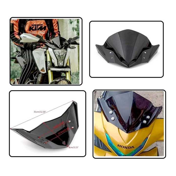 Bubble Windshield Visor For all Bikes and Scooter | Daraz.com.np
