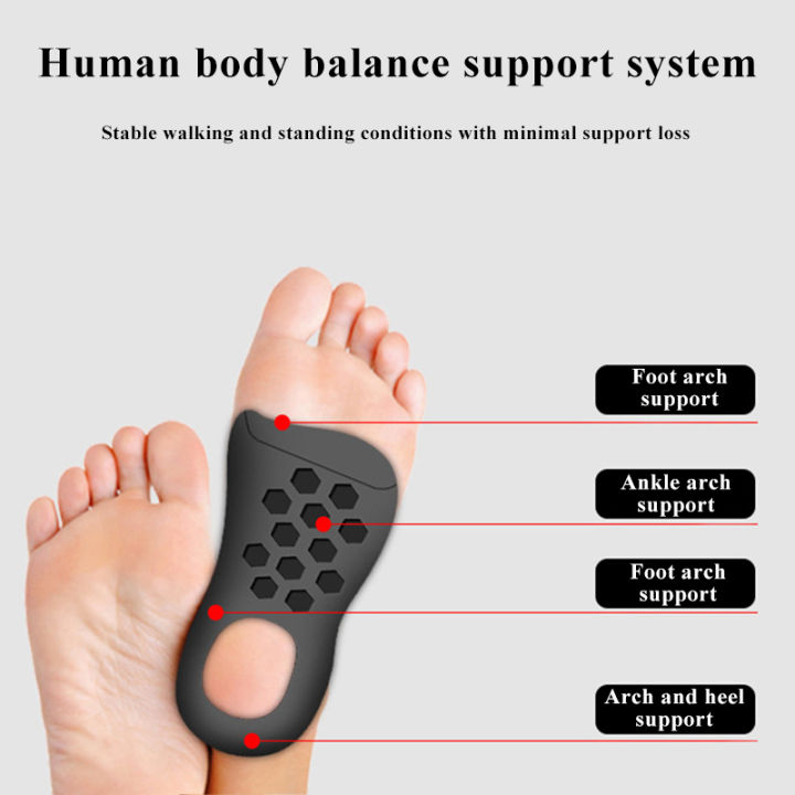 HOT Flat Foot O-Shaped Legs Insole XO Leg Flat Foot Correction Heel Pad ...
