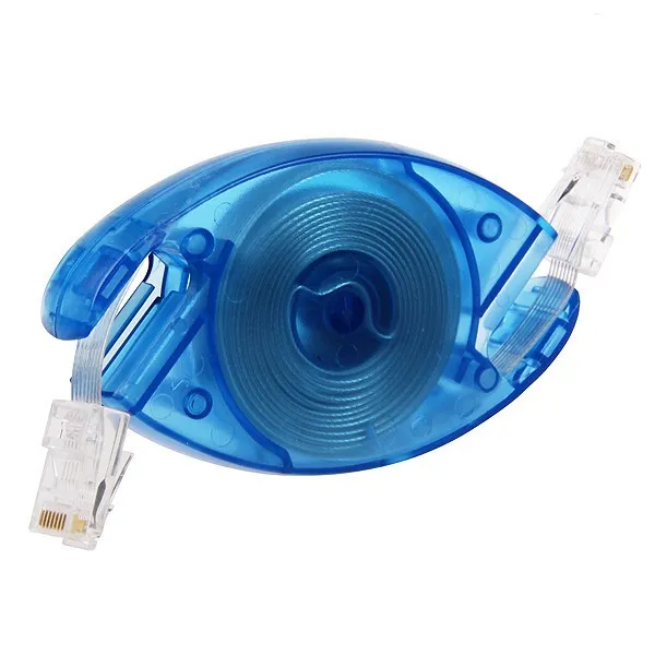 【New release】8FT2.5 M Retractable Ethernet Cat5 RJ45 8P8C M-M LAN ...