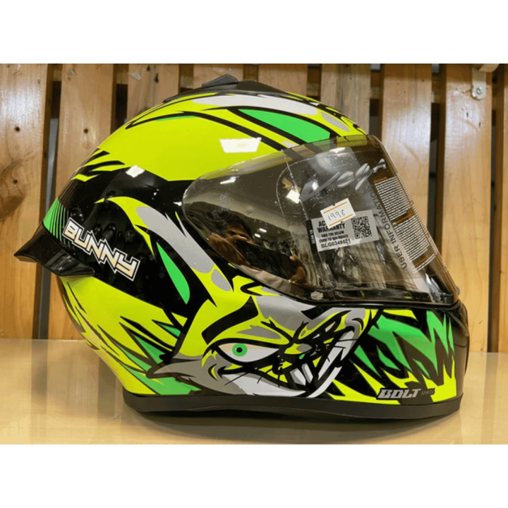 Multicolor Bolt Bunny Full Face Helmet | Daraz.com.np