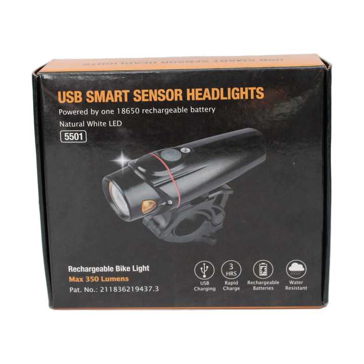 Cycle Usb Smart Sensor Headlight | Daraz.com.np