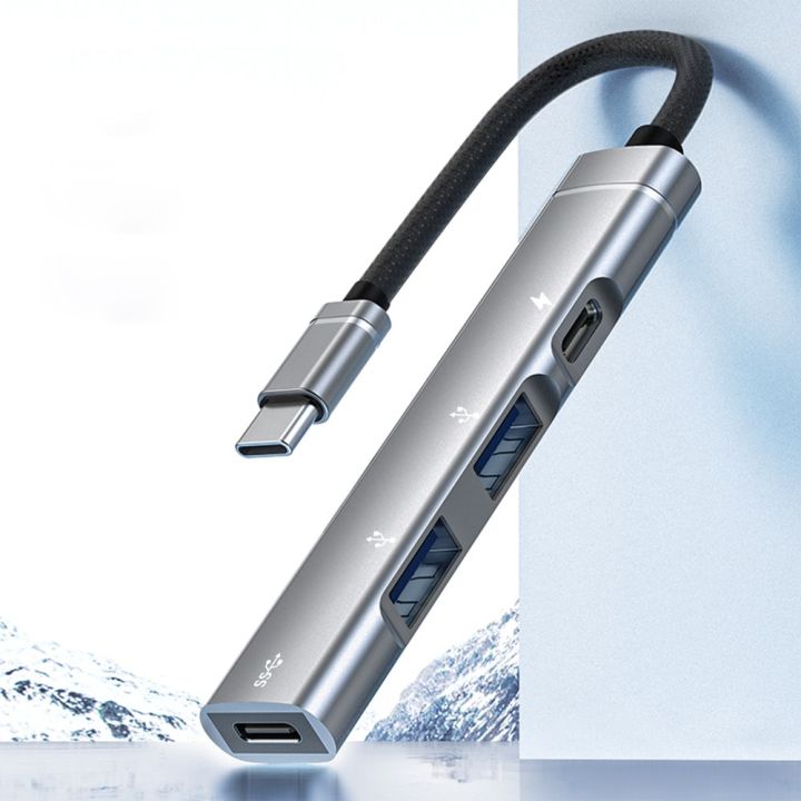 Hub Earldom ET-HUB19, Type-C, 4 Ports, Gray | Daraz.com.np
