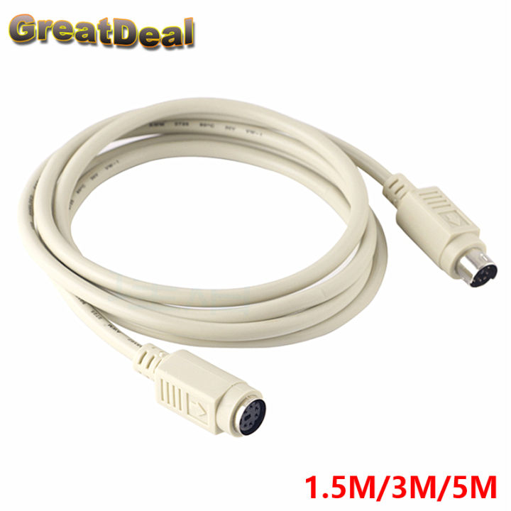 【Exclusive Discount】6 Pin PS2 PS/2 Male To Female Extender Cable ...