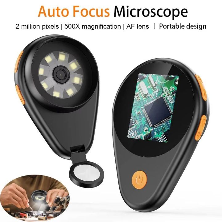 High Quality Auto Focus Digital Microscope Portable 500X Magnification ...