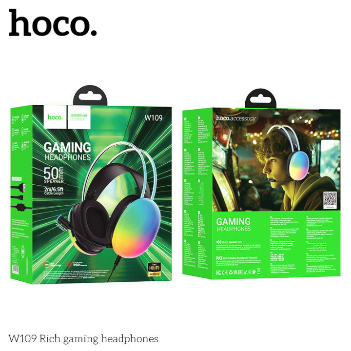 Hoco W109 Rich Usb7.1 Channel Gaming Headphones | Daraz.com.np