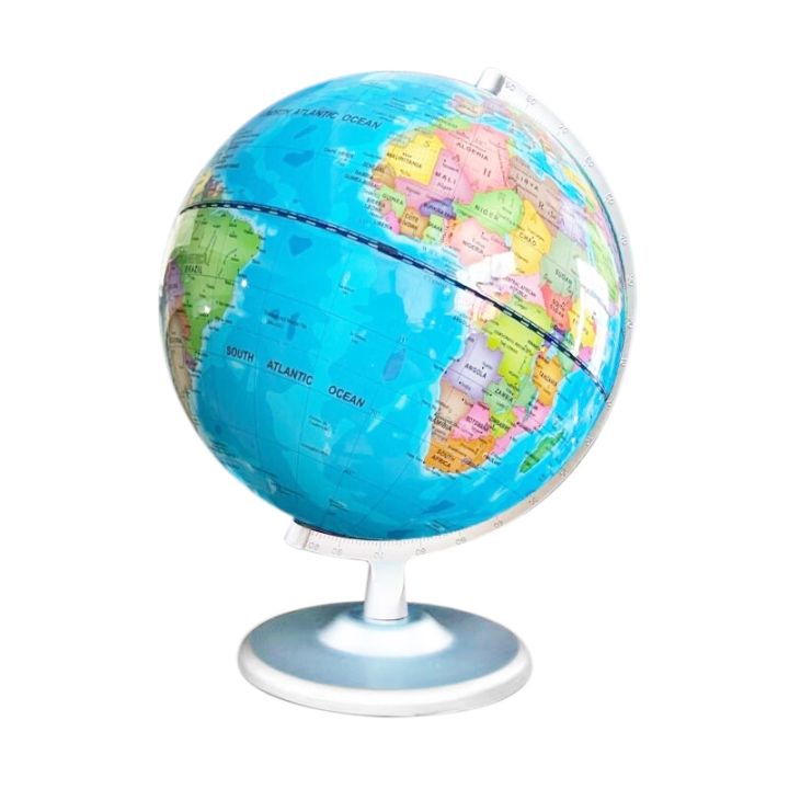 23cm LED Luminous Globe Metal Bracket Day and Night Earth World Map ...