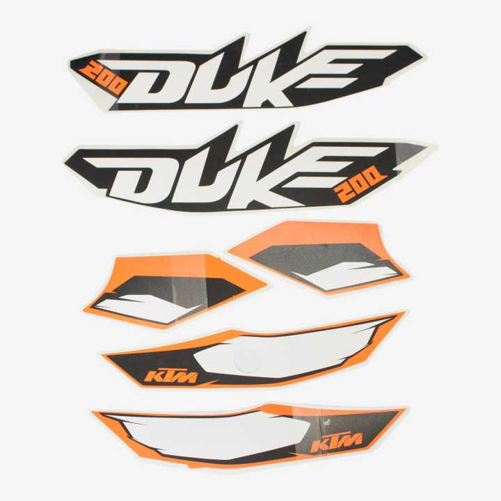 Duke 200 cc Complete Sticker Set | Daraz.com.np
