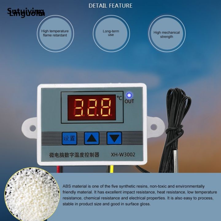 Linguolin W3002 LED Digital Temperature Controller Thermostat ...