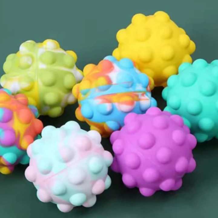 Pop It Ball Simple Dimple Push Pop Bubble Gameplay Anti Stress Shape ...