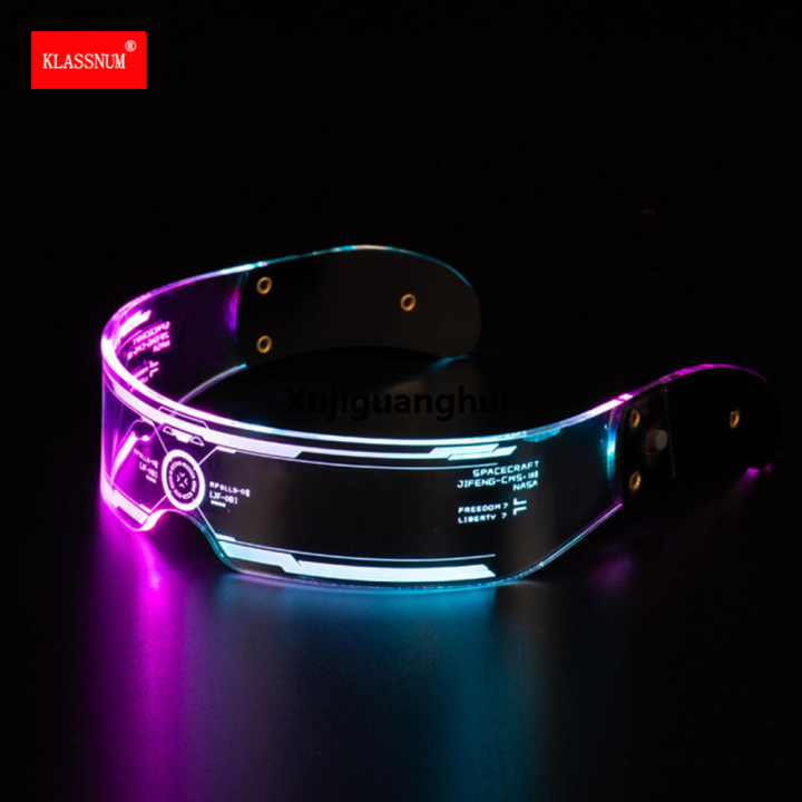 Xujiguanghui Led Glasses Party Flashing Glasses Colorful Luminous 7 ...