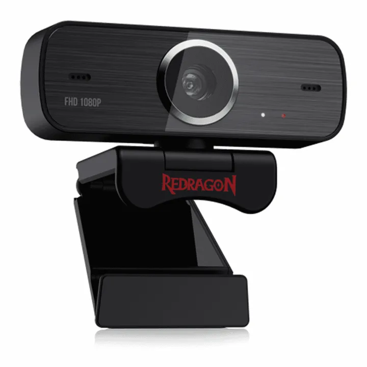 Redragon Gw800 1080P Webcam With Built-In Dual Microphone 360-Degree ...