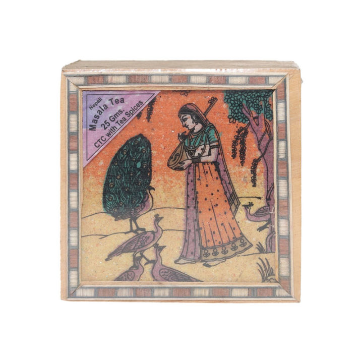 Mithila Women with Peacock Sandbox Masala Tea 25g | Daraz.com.np