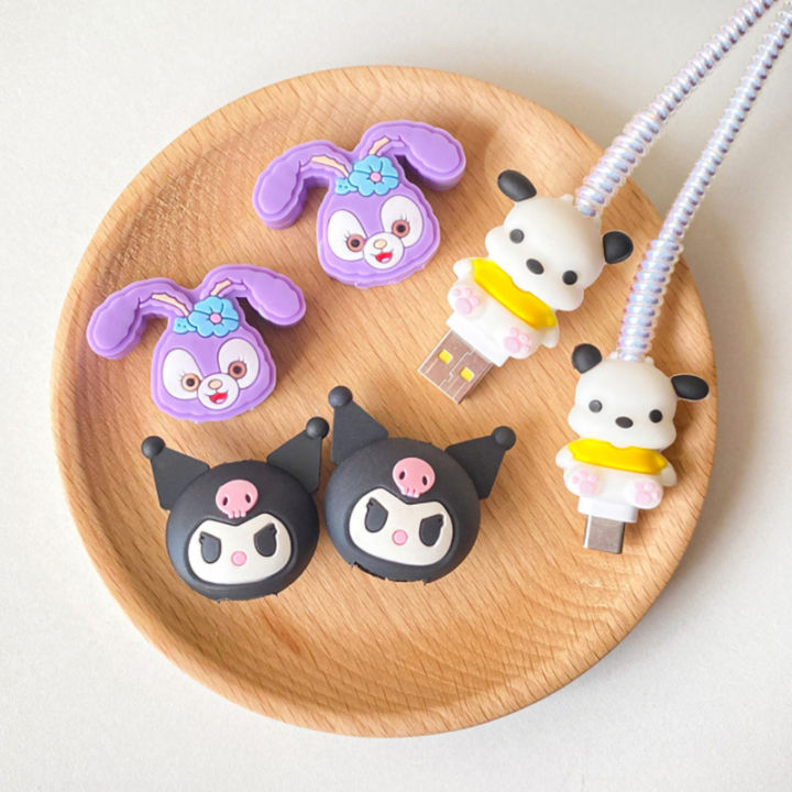 Animal Type C Cable Protector Cute Cartoon Data Line Cord Lovely ...