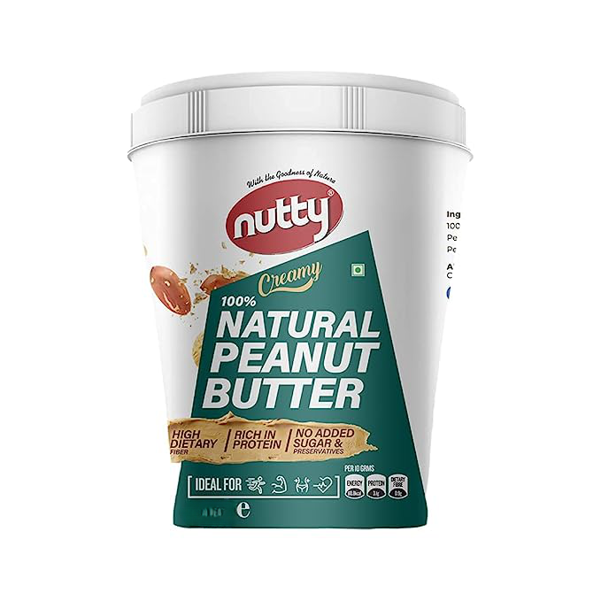 Nutty Natural Peanut Butter Creamy (510 gm) | Daraz.com.np