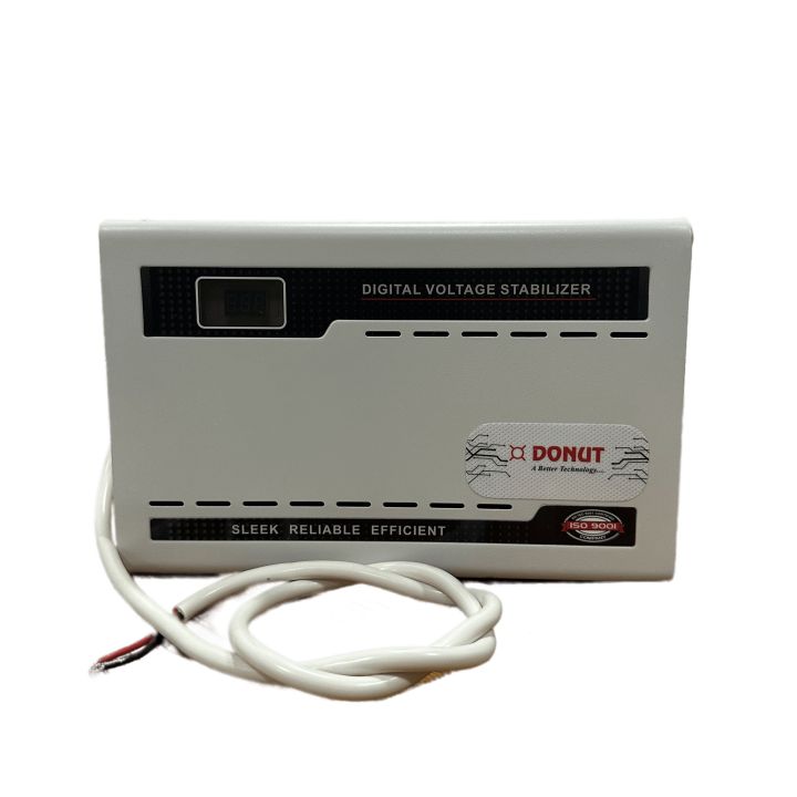 Donut Digital Voltage Stabilizer 4Kva For Upto 1.5 Ton Ac, 130V-300V ...